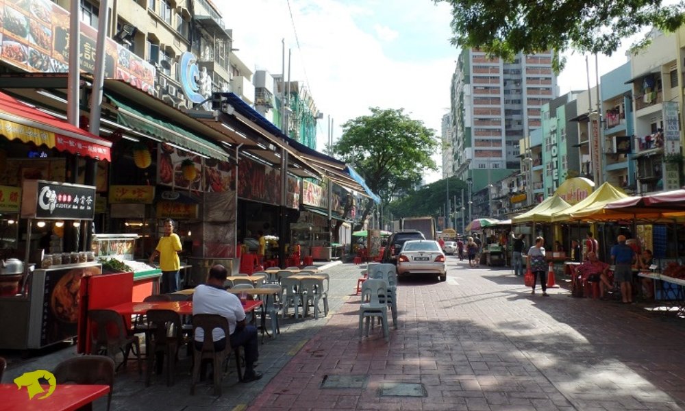 Jalan Alor Food Street in Bukit Bintang Kuala Lumpur